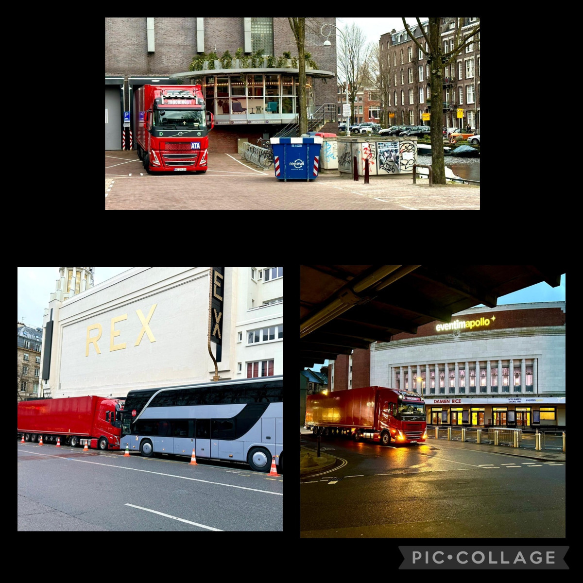 TRUCKINGBY on tour with Damien Rice